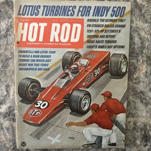 Other | Hot Rod Vintage Magazine May 1968 Vol 21 No 5 Lotus Turbines ...